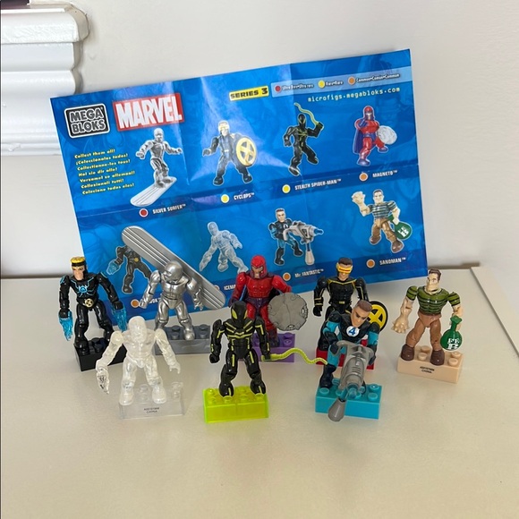 Marvel | Toys | Mega Bloks Series 3 Marvel Superhero Minifigures Set ...